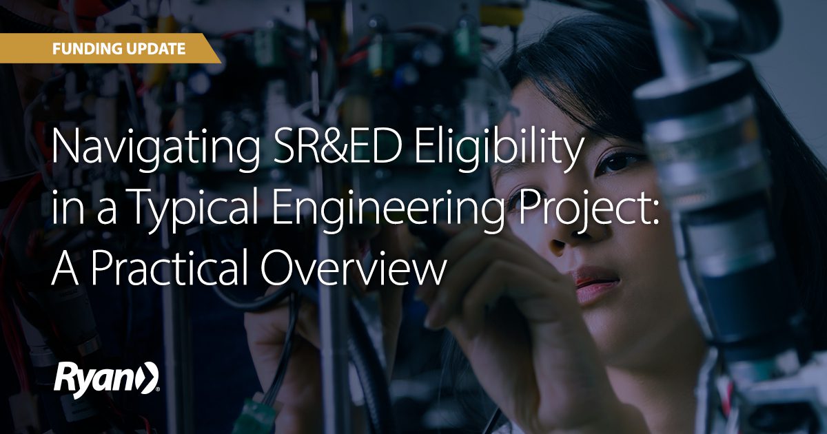 Navigating Scientific Research and Experimental Development (SR&ED) Eligibility in a Typical ...